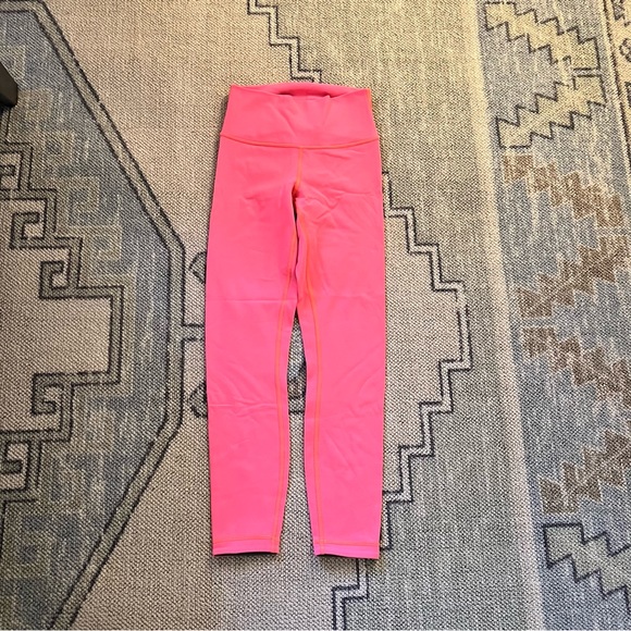 lululemon athletica | Pants & Jumpsuits | Lululemon Neon Orange ...